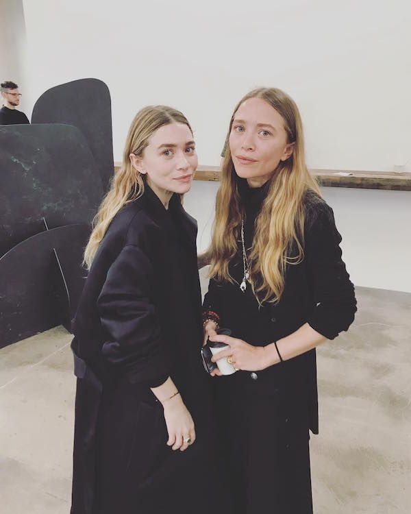 Olsens Anonymous Instagram Spottings The Olsen Twins At The Row Fw 2018 Show